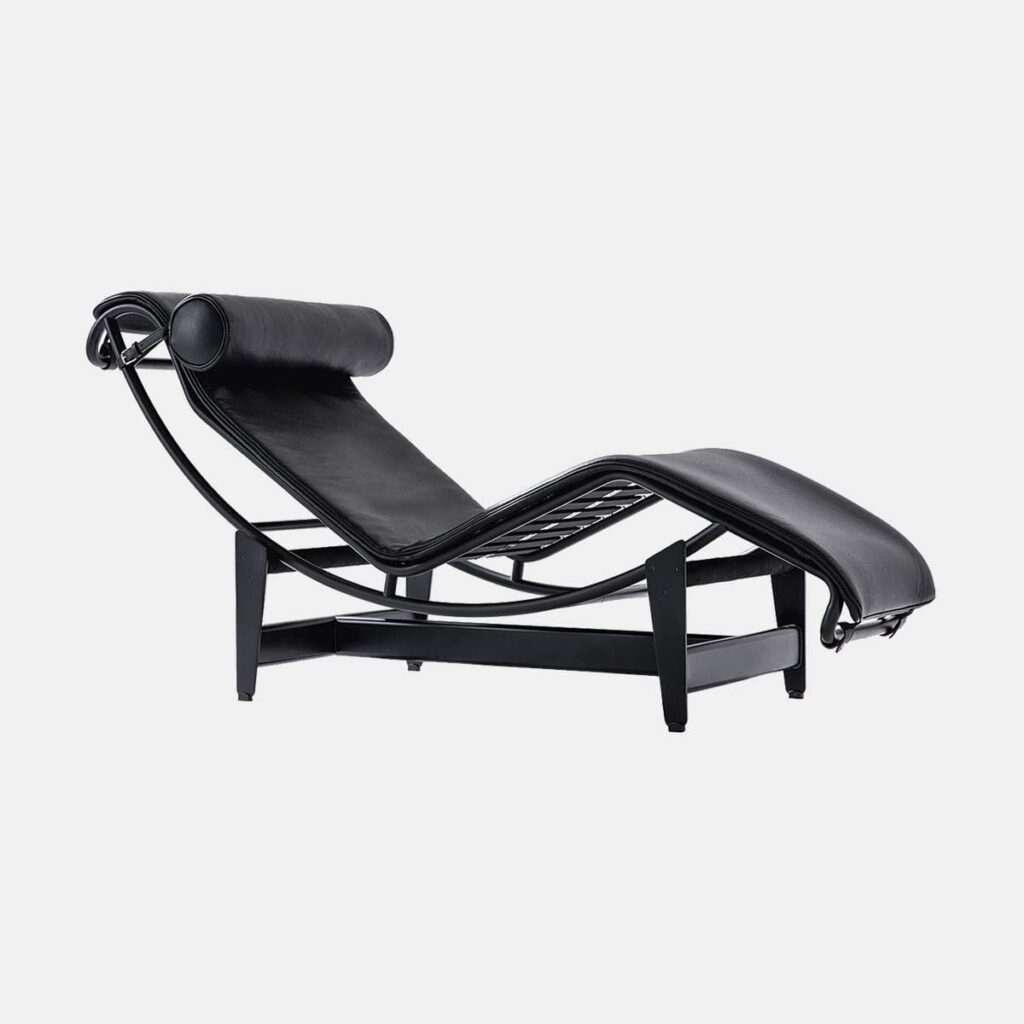 Cassina LC4 Chaise Longue Frame Zwart - Design Oostende